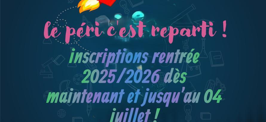inscription rentrée 2025-2026